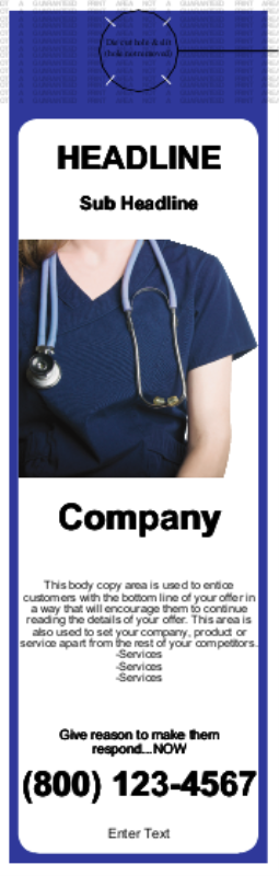 Medical Jumbo Door Hanger Designs